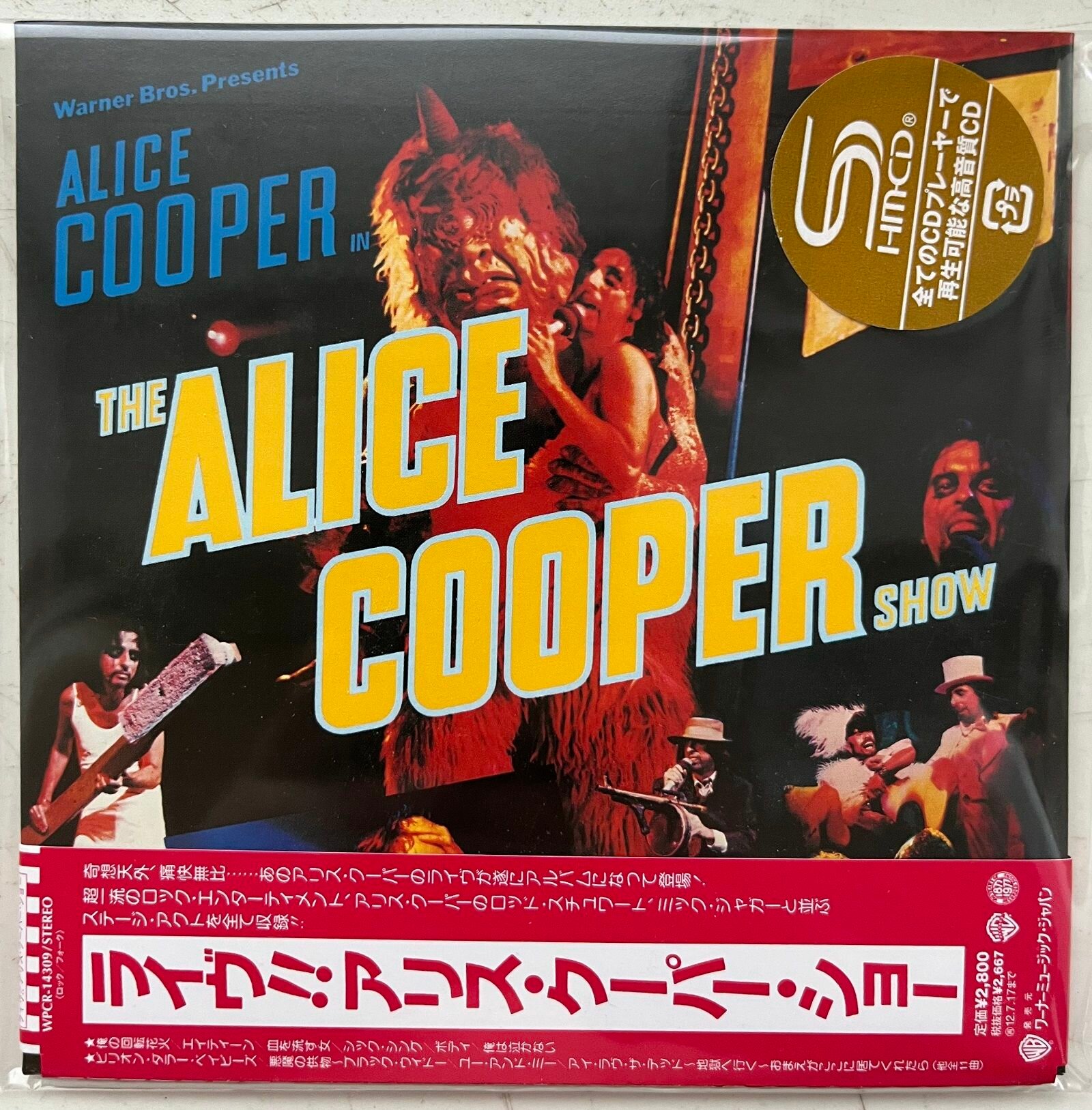 Alice Cooper. The Alice Cooper Show (SHM-CD, Paper Sleeve, Japan, Warner Bros. Records, WPCR-14309, 2012, новый компакт-диск в завод. упаковке) CD