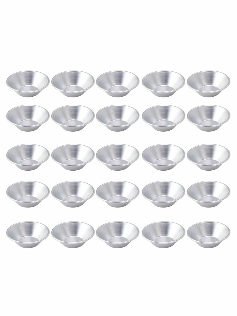 Алюминиевая форма для тарталеток 25 шт. формочки для выпечки кексов и печенья