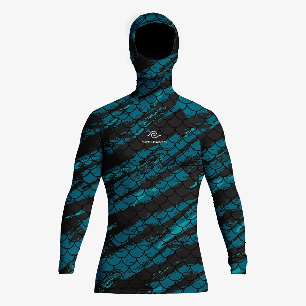 Женская облегающая толстовка с капюшоном для серфинга, одежда для фитнеса, 4XL, FSPELLMCL247225