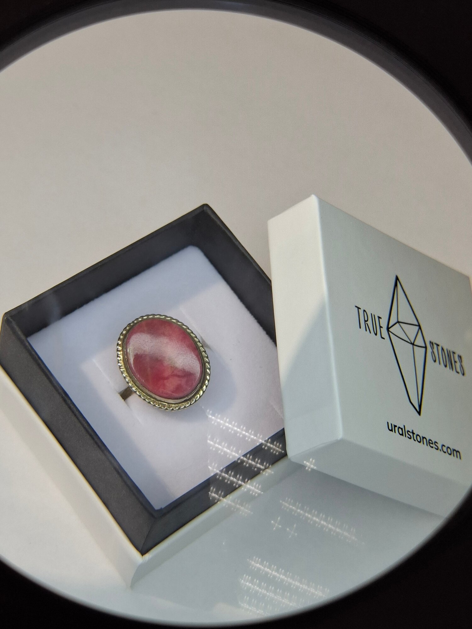 Кольцо, родонит