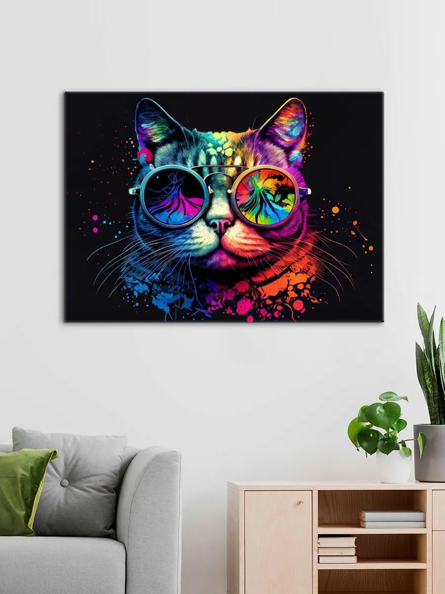 Картина на стену "Коты", 40х30 см