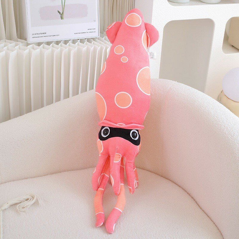 Plush squid toy soft stuffed octopus doll for kids cozy home decor