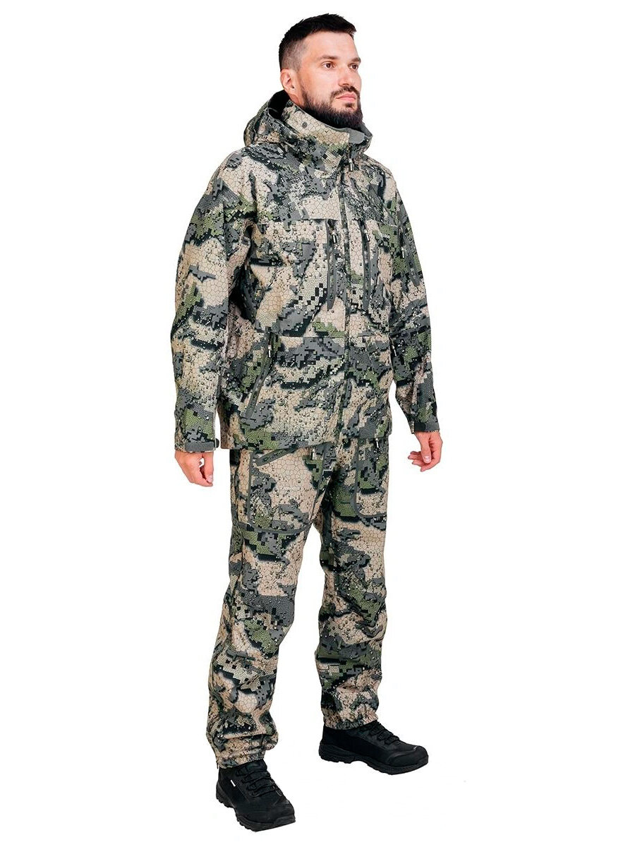 Костюм демисезонный охотничий Nisus Phantom ( комплект куртка+брюки) L (размер 48-50/170-176)