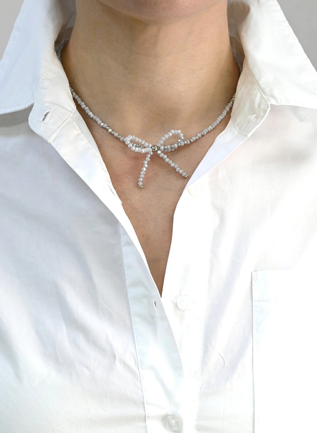 Чокер, циркон