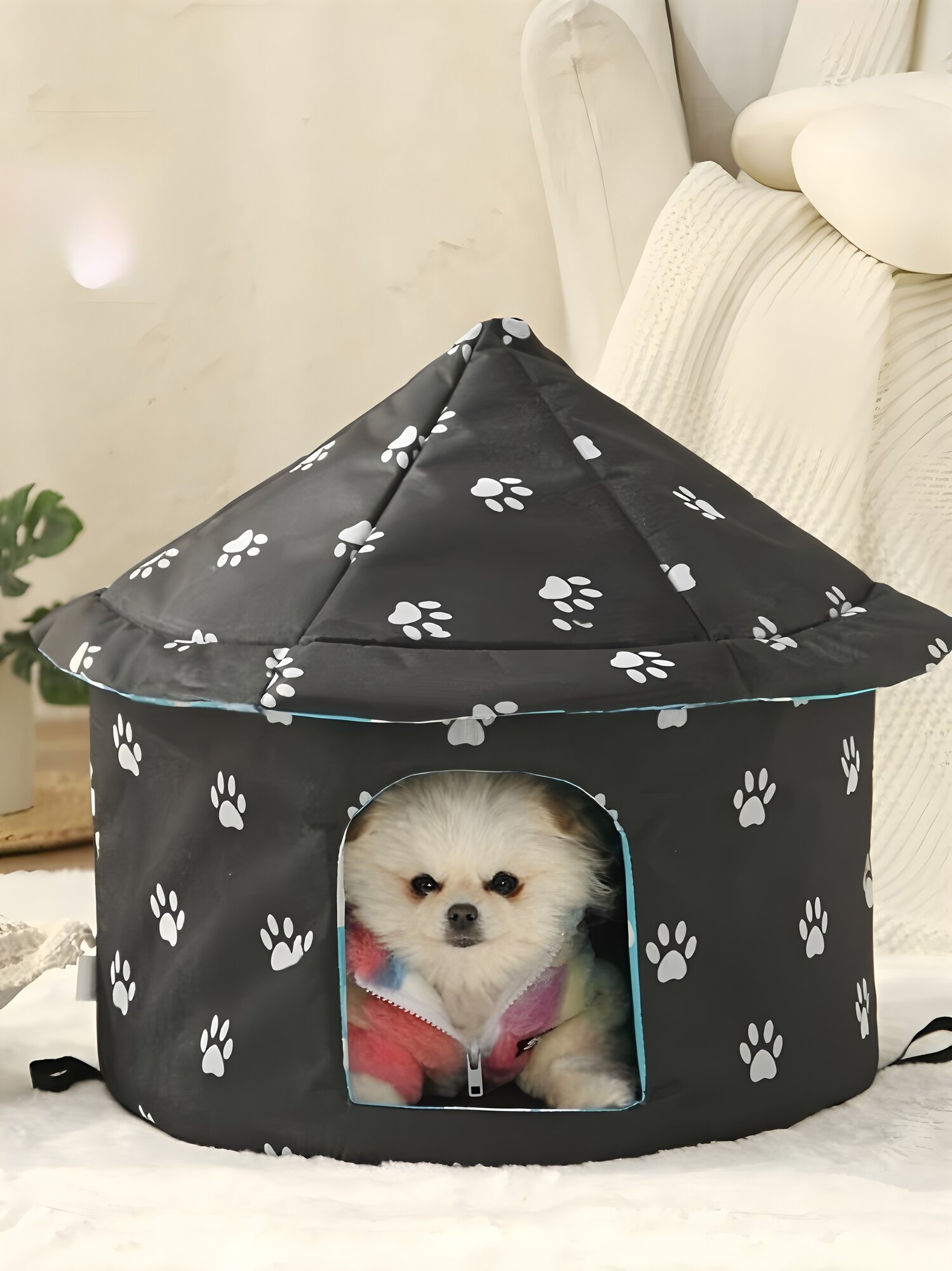 Будка для кошек уличная утепленная зимняя, конура для кошек уличная