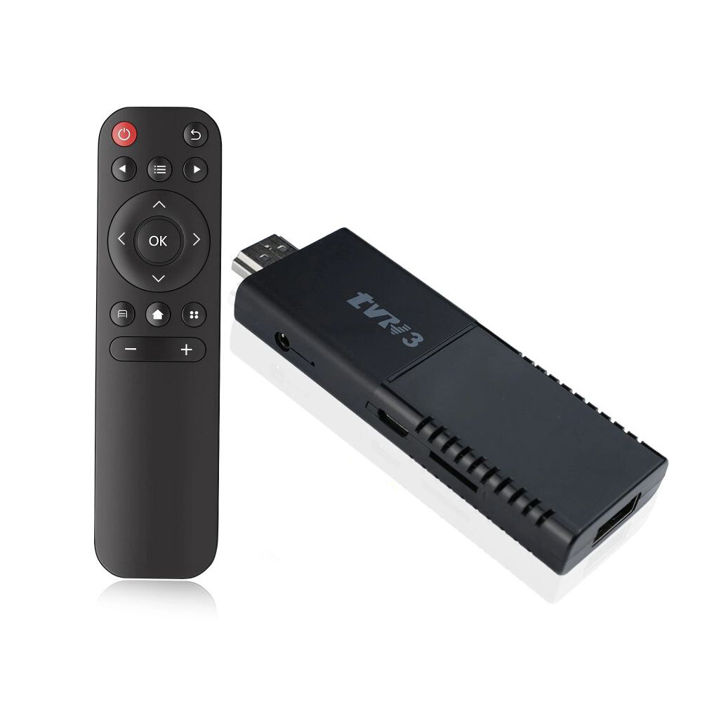 Android TV Stick Smart 4K домашний кинотеатр TVR3 AllwinnerH313 Netflix YouTube 2.4G/5G WIFI YouTube плеер 1 ГБ 8 ГБ телеприставка