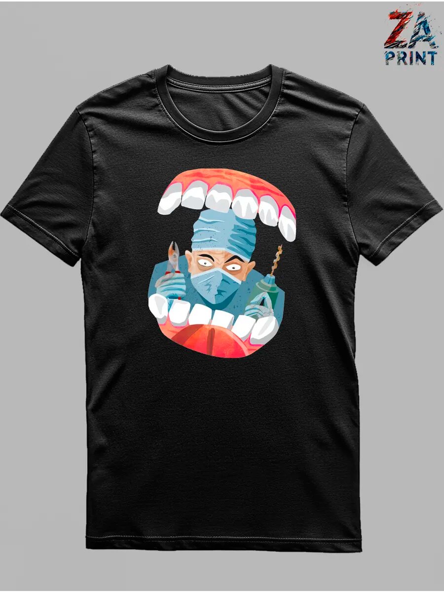 Футболка дантист зубной стоматолог