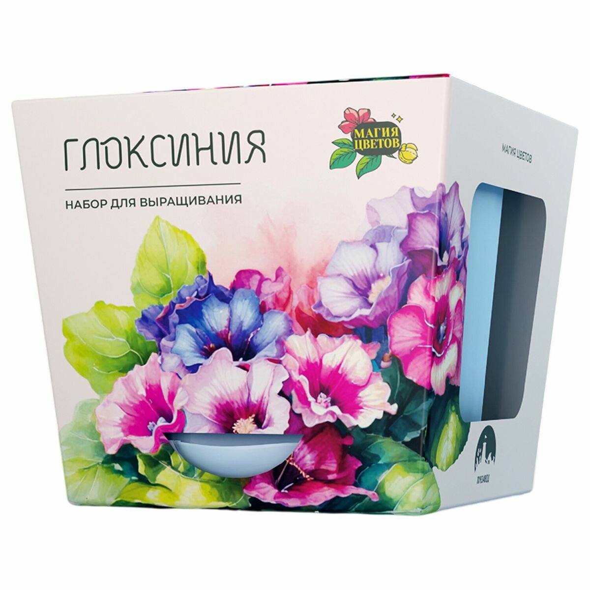 Набор для выращивания растений Магия цветов "Глоксиния" (горшок, грунт, семена) (mf-018)