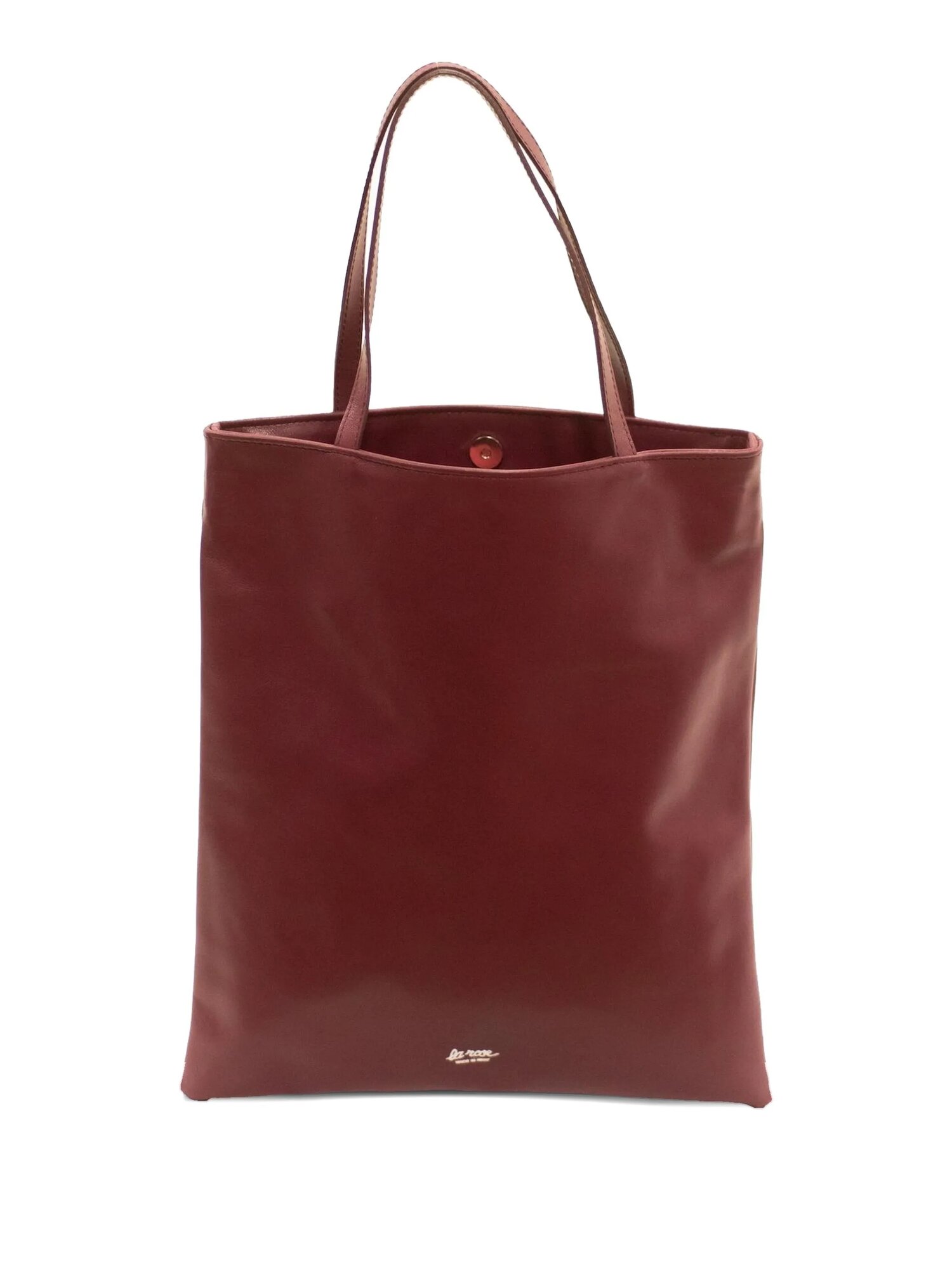 Сумка Logo detail leather tote bag