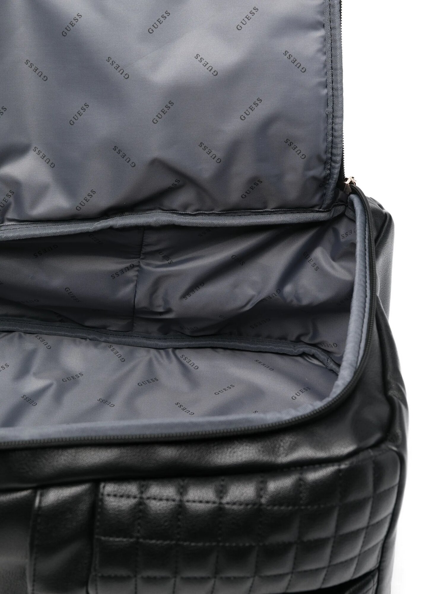 Сумка GUESS Logo-patch backpack, черный/черный — фото 1