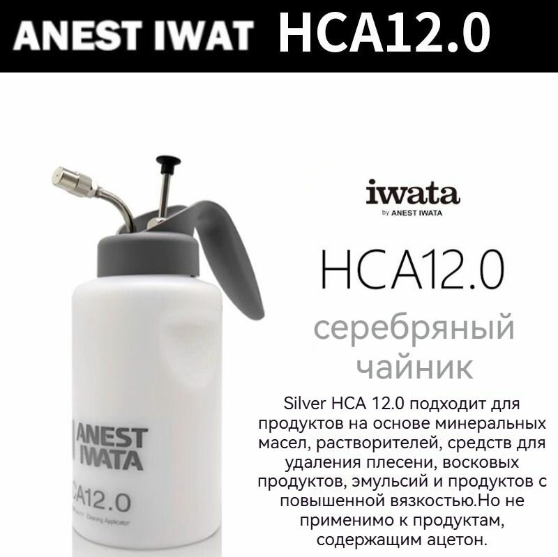 Бутыль-распылитель ANEST IWATA HCA12.0, промывочный, для краскопультов, 1 л