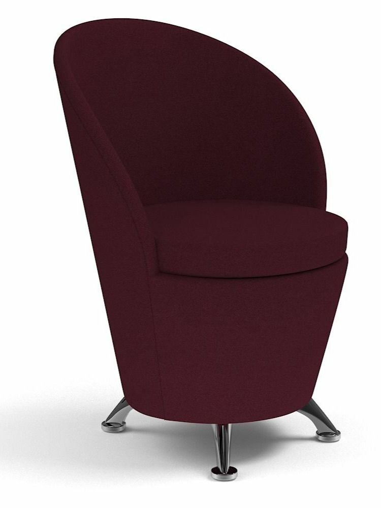 Кресло Лотос 29 с ящиком для хранения, красный, нераскладное, для кухни, прихожей, балкона, детской