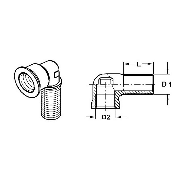 WABCO 893 401 008 4 (0887389 / 887389 / 8934010084_WB) штуцер уголок смонтирован m12-m12(d6) 90 (м) l26 sw14\mb l / sk / mk