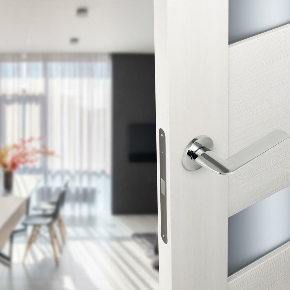 Дверные ручки Edson EDS-99B-R2 цвет хром