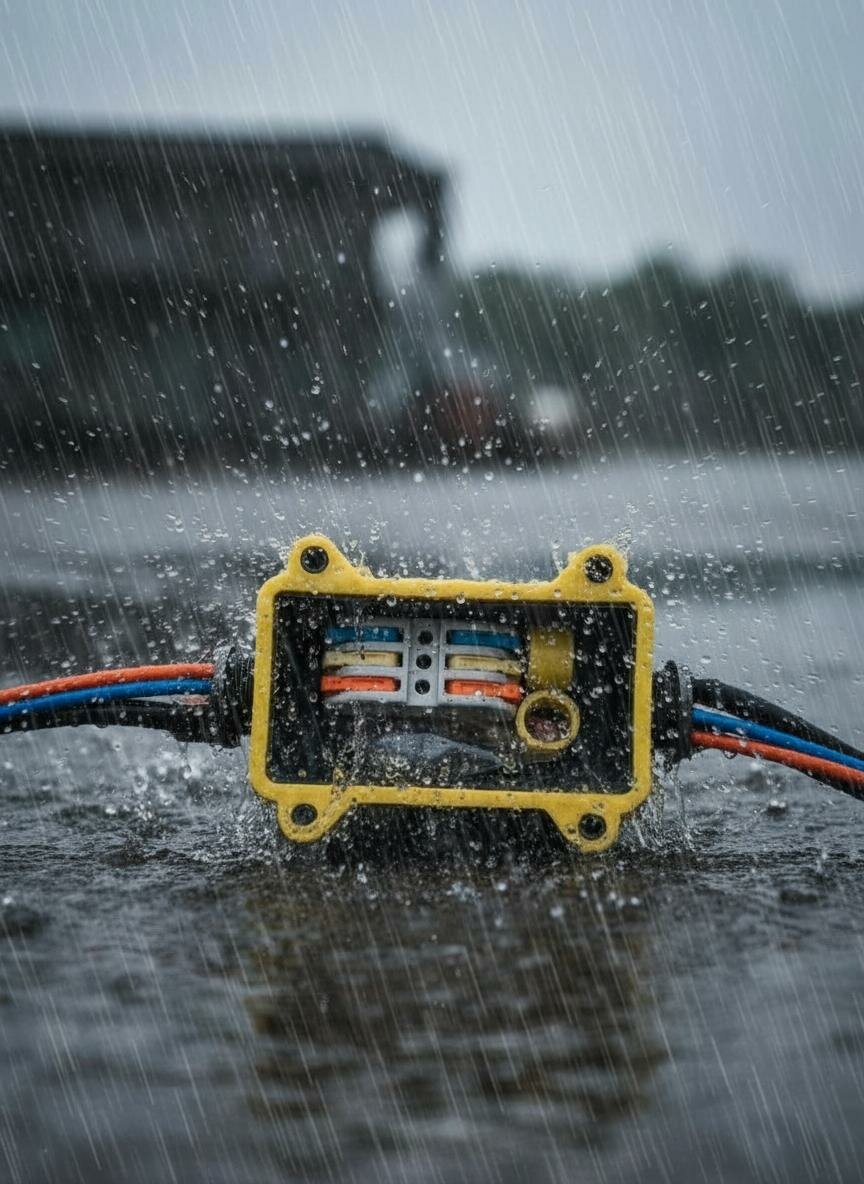 Уличная клемма IP68 водонепроницаемая DEFA F1-3T D33, 450В, 41А, 0.08-4.0mm2, гермоввод 9-12/10-14 (5 ШТ)