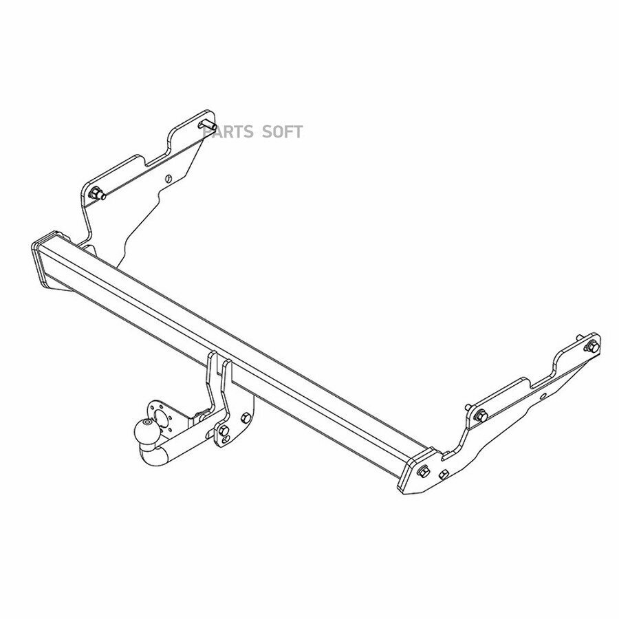 Фаркоп от официального дистрибьютора, AVTOS, артикул MZ01