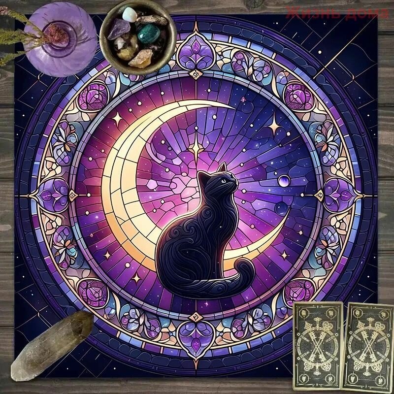 Гадальный инструмент/Скатерть для гаданий на картах Таро 90X90CM