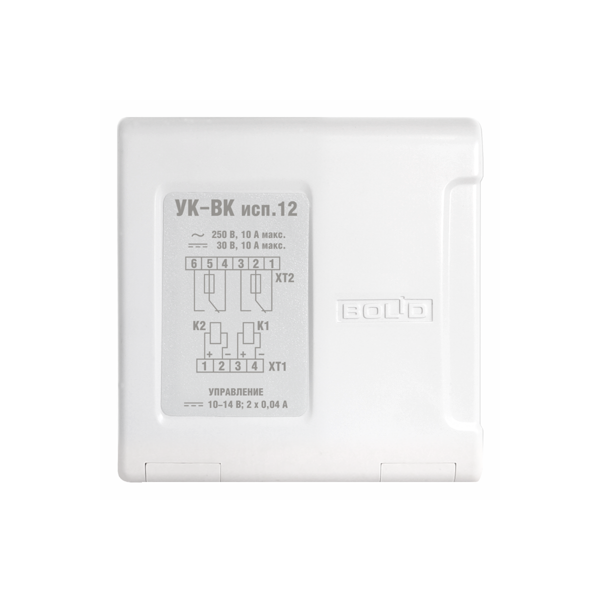 УК-ВК исп.12 Болид Релейный усилитель на 2 канала, 12 В, IP 30