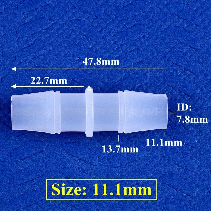 Прямые соединители SgooHan для аквариума 1,6~15,8 мм Белый, 11.1x11.1mm, 5 Pieces