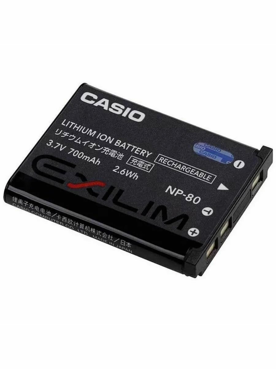 Аккумулятор NP-80 для фотоаппаратов Casio R100 R300 Z800 Z370 Z2 Z18 Z28 Z33