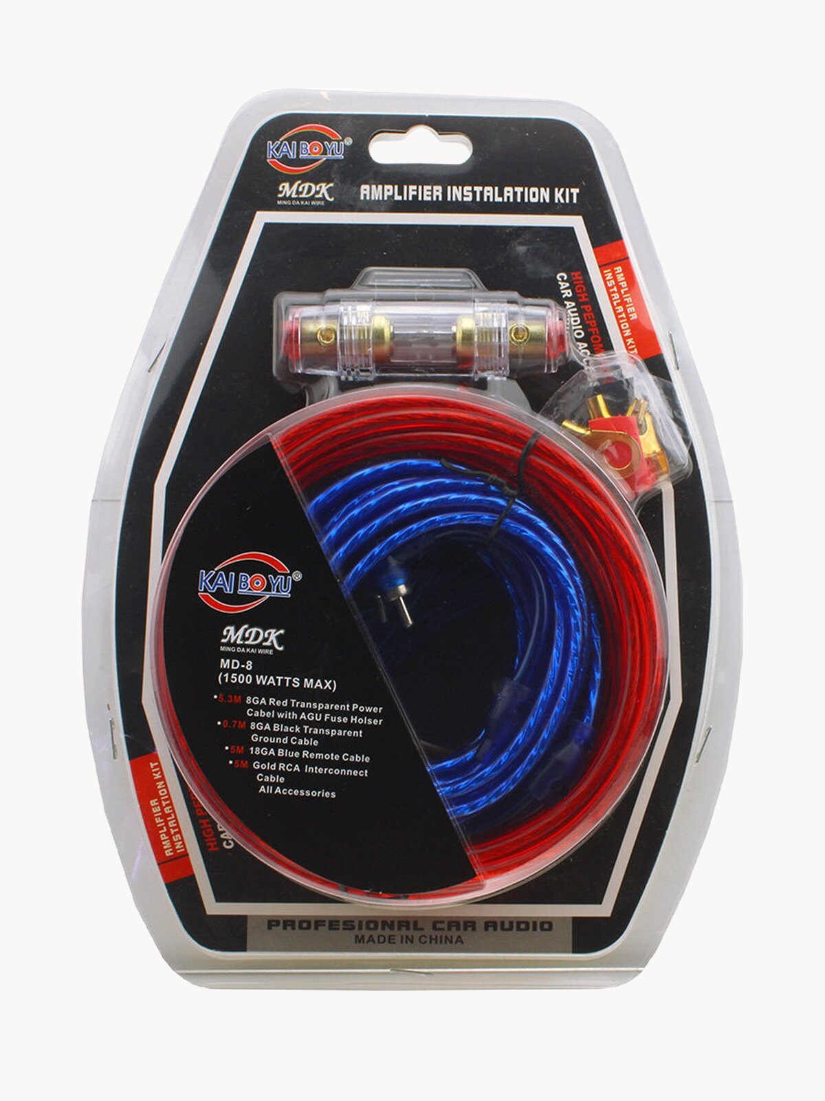 Провода для усилителя и сабвуфера / Комплект для автоакустики / 2RCA Кабель / Провода для саба / 4,5 метра / Автозвук