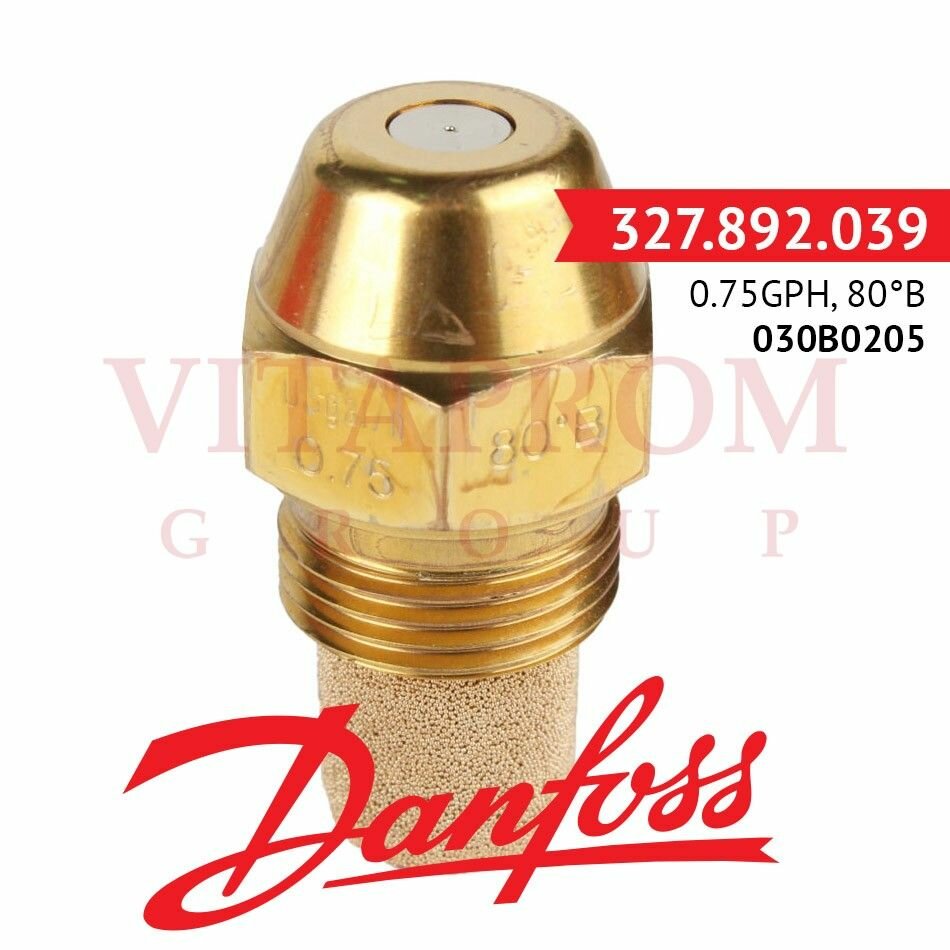Форсунка Danfoss 0.75GPH, 80B, 030B0205 — фото 1