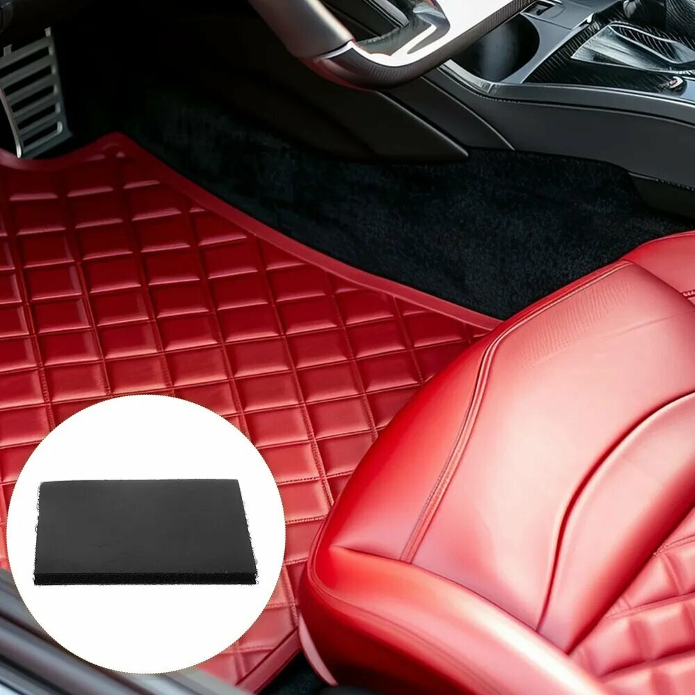 Черные нейлоновые двусторонние самоклеящиеся липучки для фиксации автомобильных ковриков, набор из 20 штук