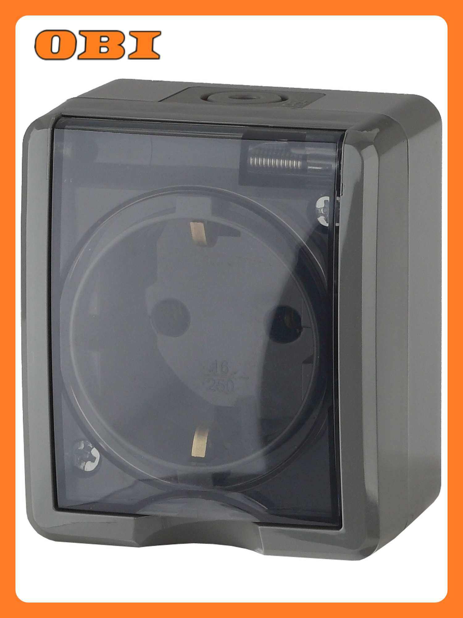 11-2402-03 ЭРА Розетка 2P+E IP54, шторки, 16A-250В, ОУ, серый (16/160/2560)