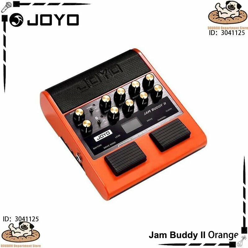 JOYO Jam Buddy II Двухканальная педаль эффектов для электрогитары Bluetooth 2x4 Вт