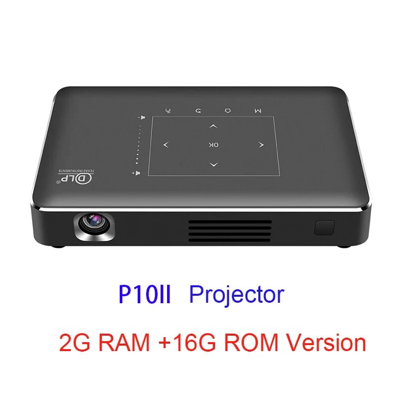Smartldea Mini 4K 3D проектор Европейская вилка (EU Plug), P10II 2G 16G