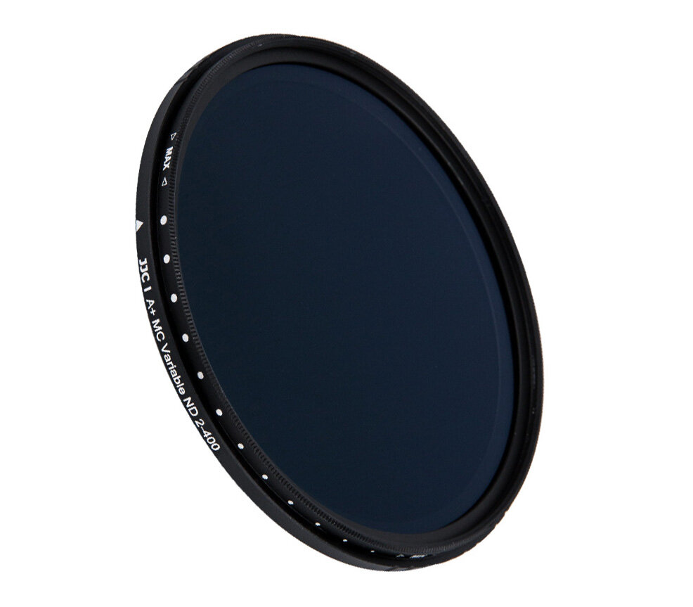 Светофильтр JJC Variable ND Filter 55mm, ND2 - ND400, нейтрально-серый, водотталкивающий