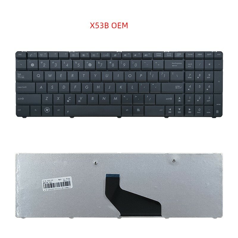 Подходит для клавиатуры ASUS K53T X53B X53U K73T A53B K43T K43B X43BY K43TY Клавиатура A53B A53BE