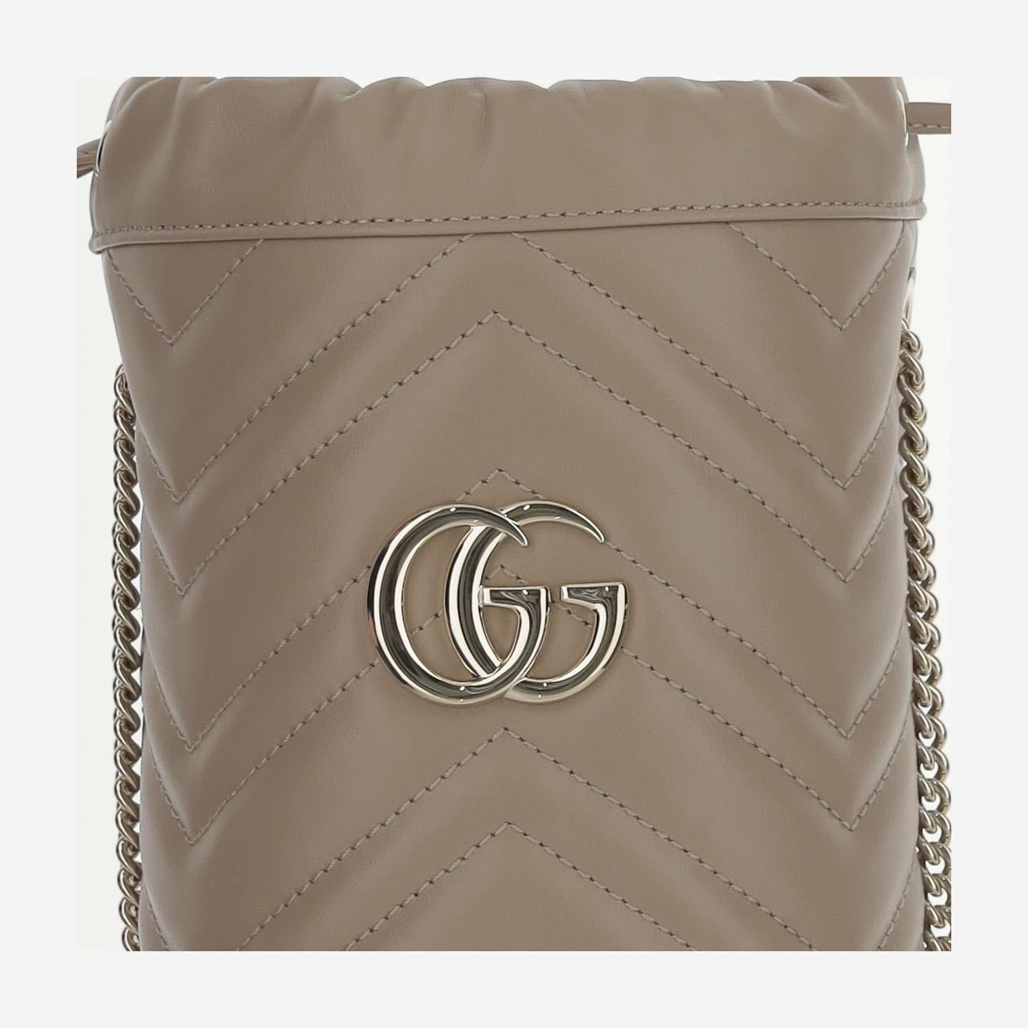 Сумка GUCCI, бежевый — фото 1