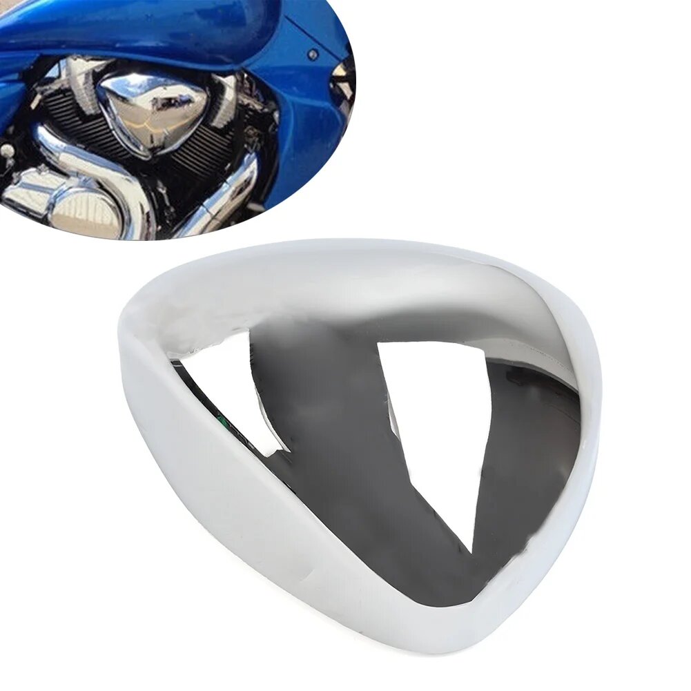 Хромированный/черный мотоциклетный карбюратор, крышка фильтра воздухоочистителя, алюминиевая крышка для Suzuki выбрателя M109R VZR1800 Boss Chrome