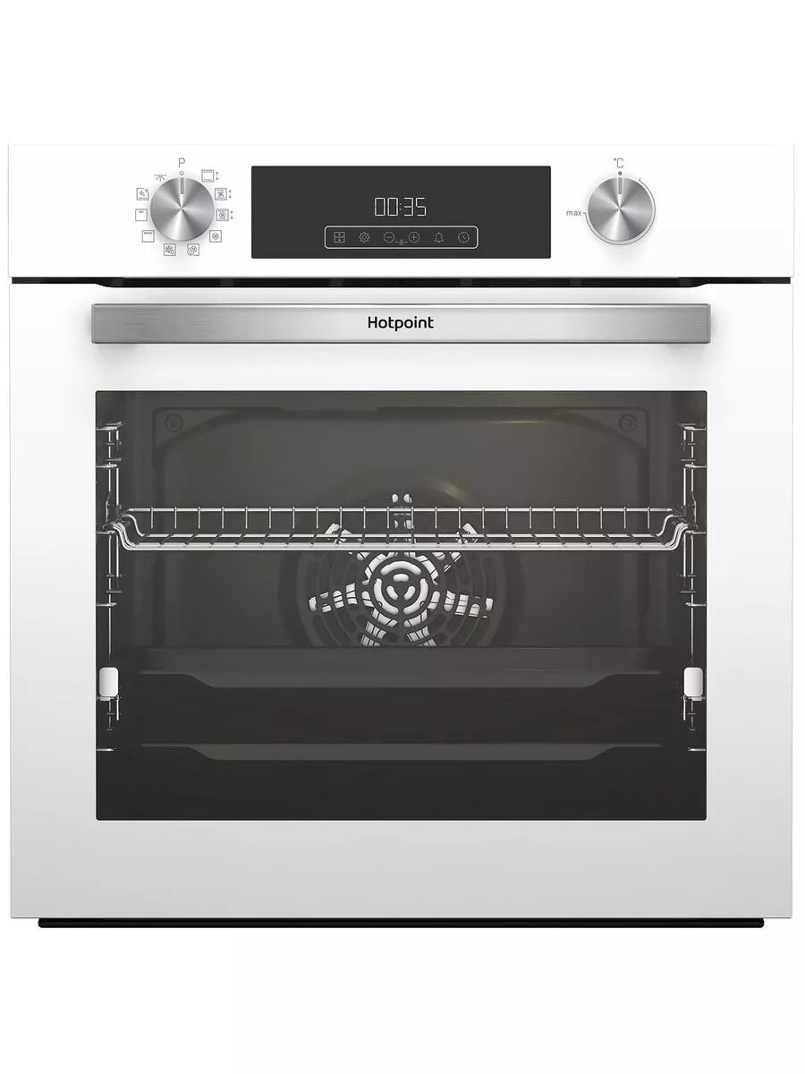Встраиваемый электрический духовой шкаф Hotpoint FE8 821 H WH белого цвета, 3300 Вт, 72 л, AeroChef