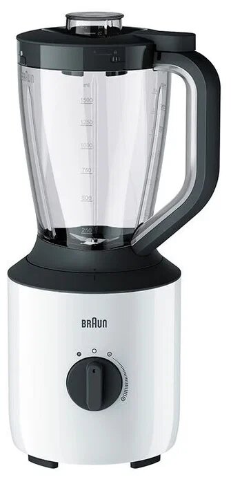 Блендер стационарный Braun JB3100WH 800Вт белый/черный