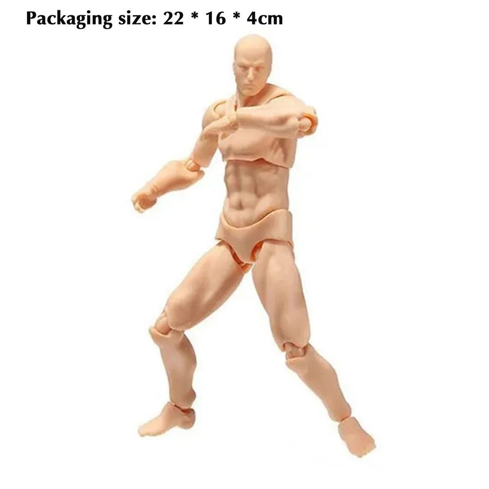 Декоративная аниме фигурка, манекен человека (мужчина) художественный для рисования