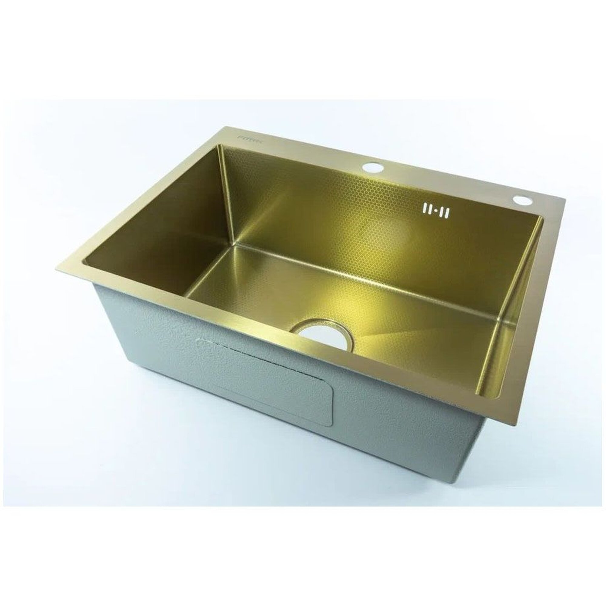 Мойка для кухни Fmark (Фмарк) FSC7550C, матовое золото