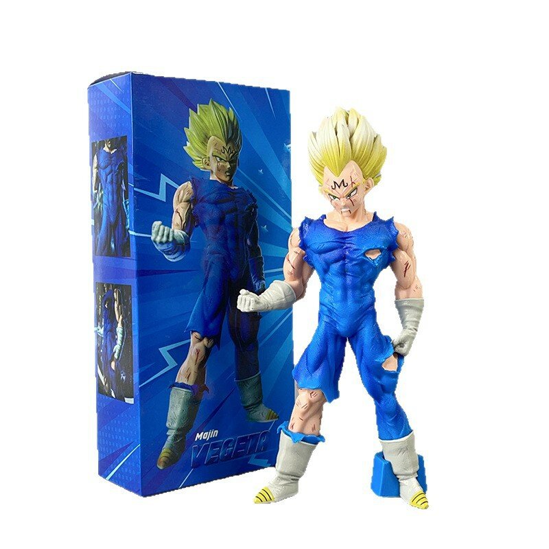 Фигурка Majin Vegeta Dragon Ball Z, виниловая фигурка Супер Саян, в фирменной подарочной коробке