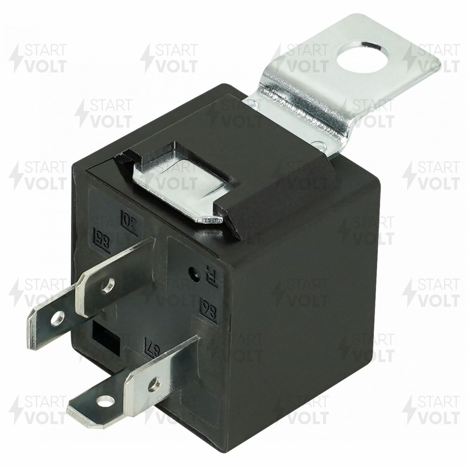Реле автомобильное 4 конт. 24V 20A с кронштейном STARTVOLT SCR 0704