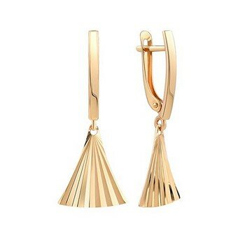 Серьги JEWELIN, красное золото, 585 проба