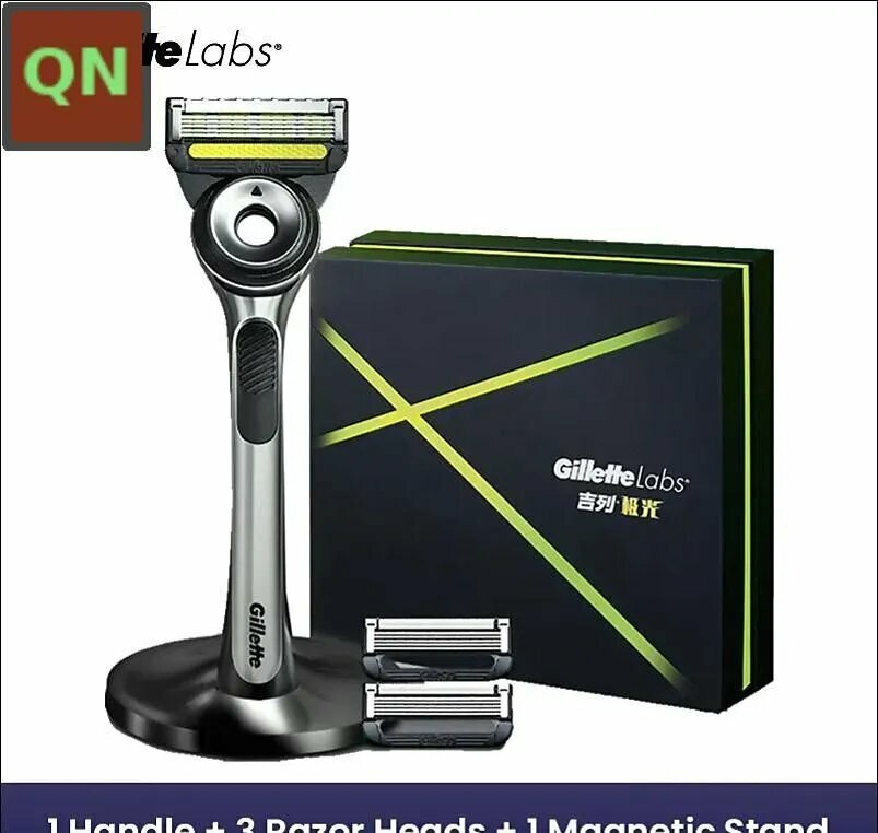 Сменные кассеты для бритвы Gillette Labs Heated Razor, 3 шт, премиум уход