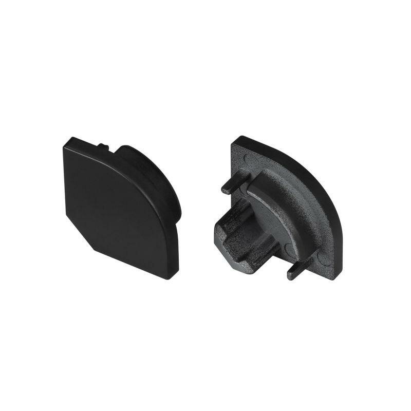 Заглушка SL-KANT-H10 BLACK глухая пластик (комплект) Arlight 049409