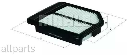 MAHLE LX2123 Фильтр воздушный