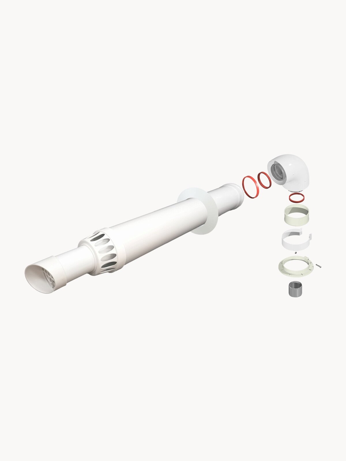 Комплект дымохода антилед 0,75м универсал. 60/100мм DR Thermo