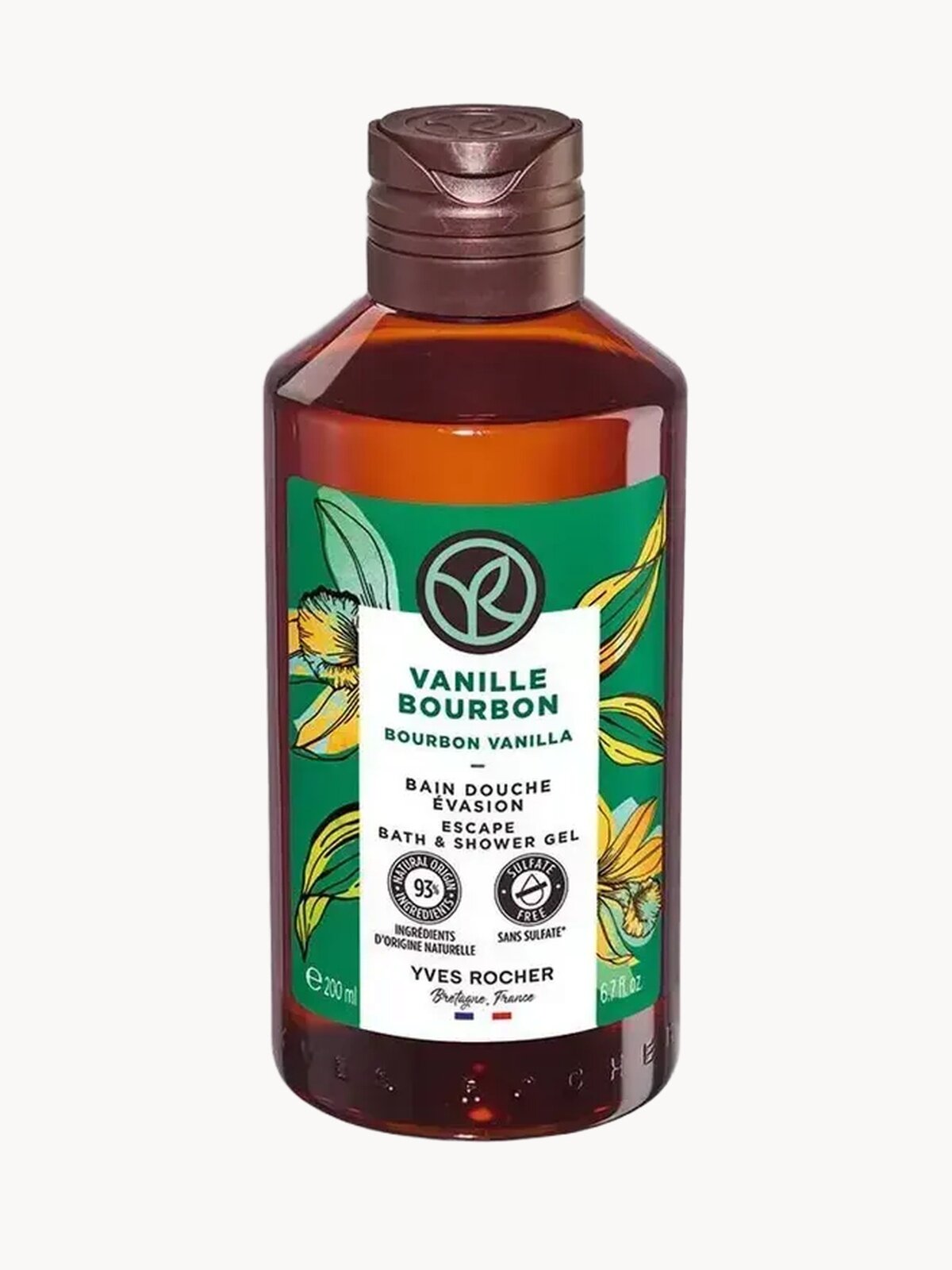 Yves Rocher Гель для Душа и Ванны «Бурбонская Ваниль», 400 мл