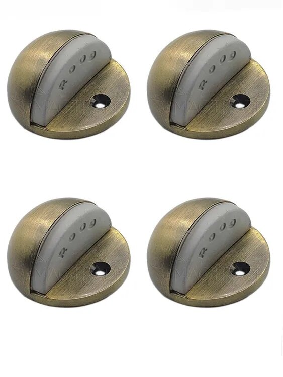 Ограничитель для межкомнатных дверей М 100 старая бронза 4 шт.