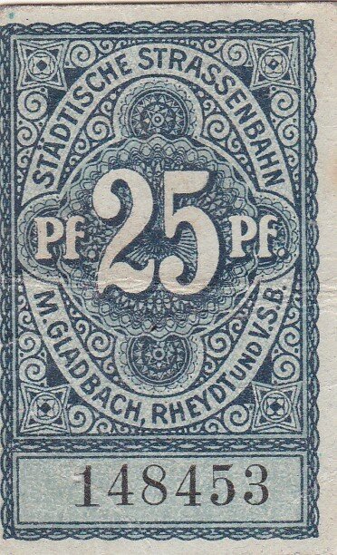 Германия Мёнхенгладбах 25 пфеннигов ND