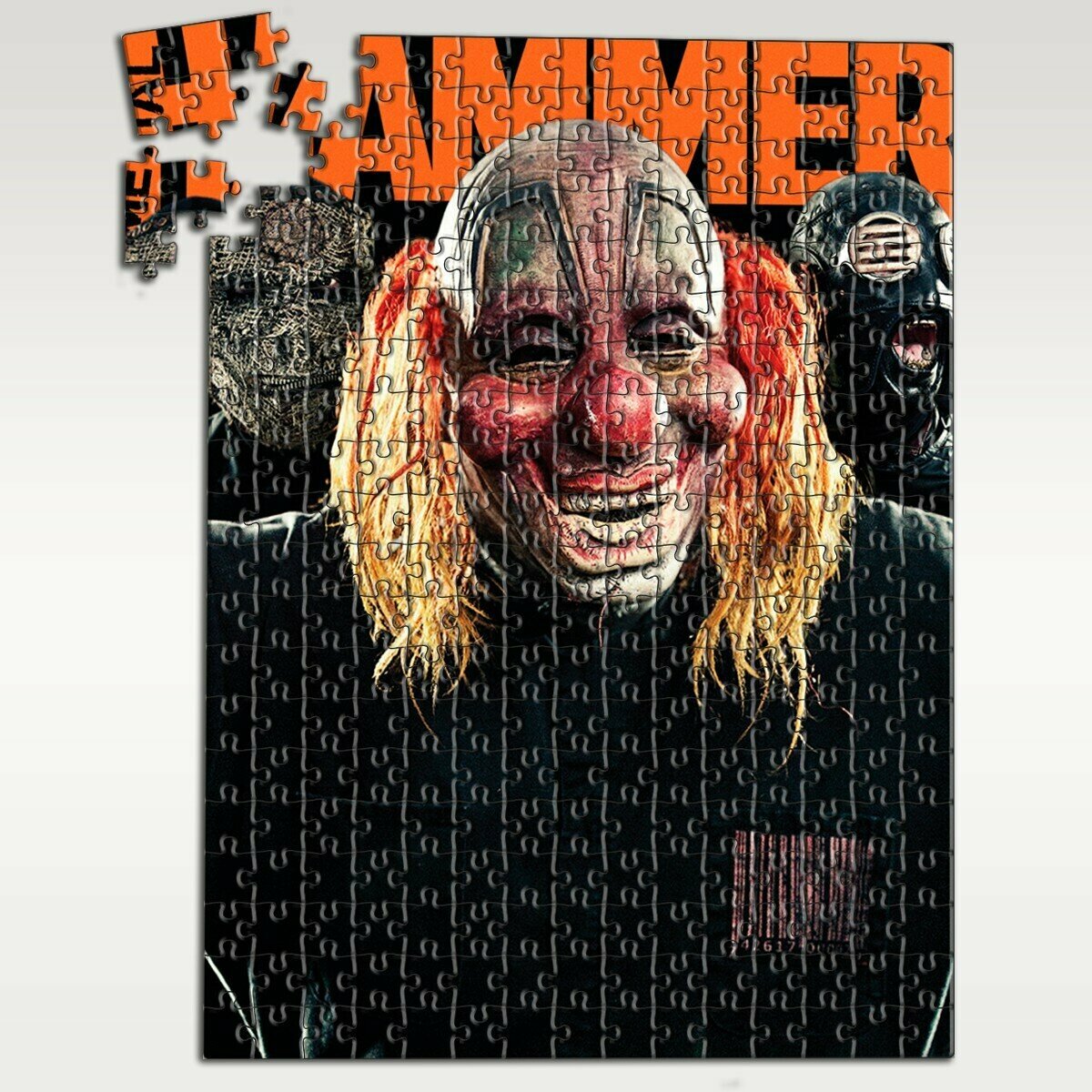 Пазл картонный А3: модель Музыка Slipknot - 6351 П