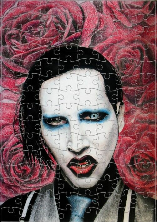 Пазл Marilyn Manson, Мэрилин Мэнсон №7, А4